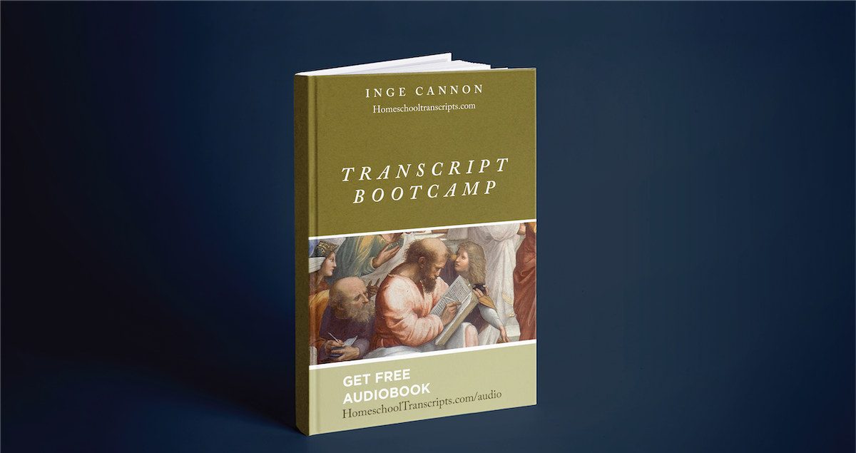 Homeschool Transcript Bootcamp Book - Inge Cannon